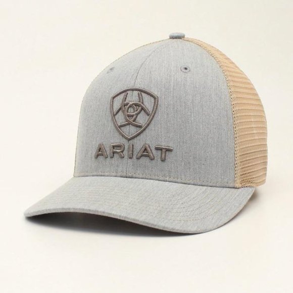 Ariat | Accessories | Ariat Grey Snapback Baseball Cap | Poshmark